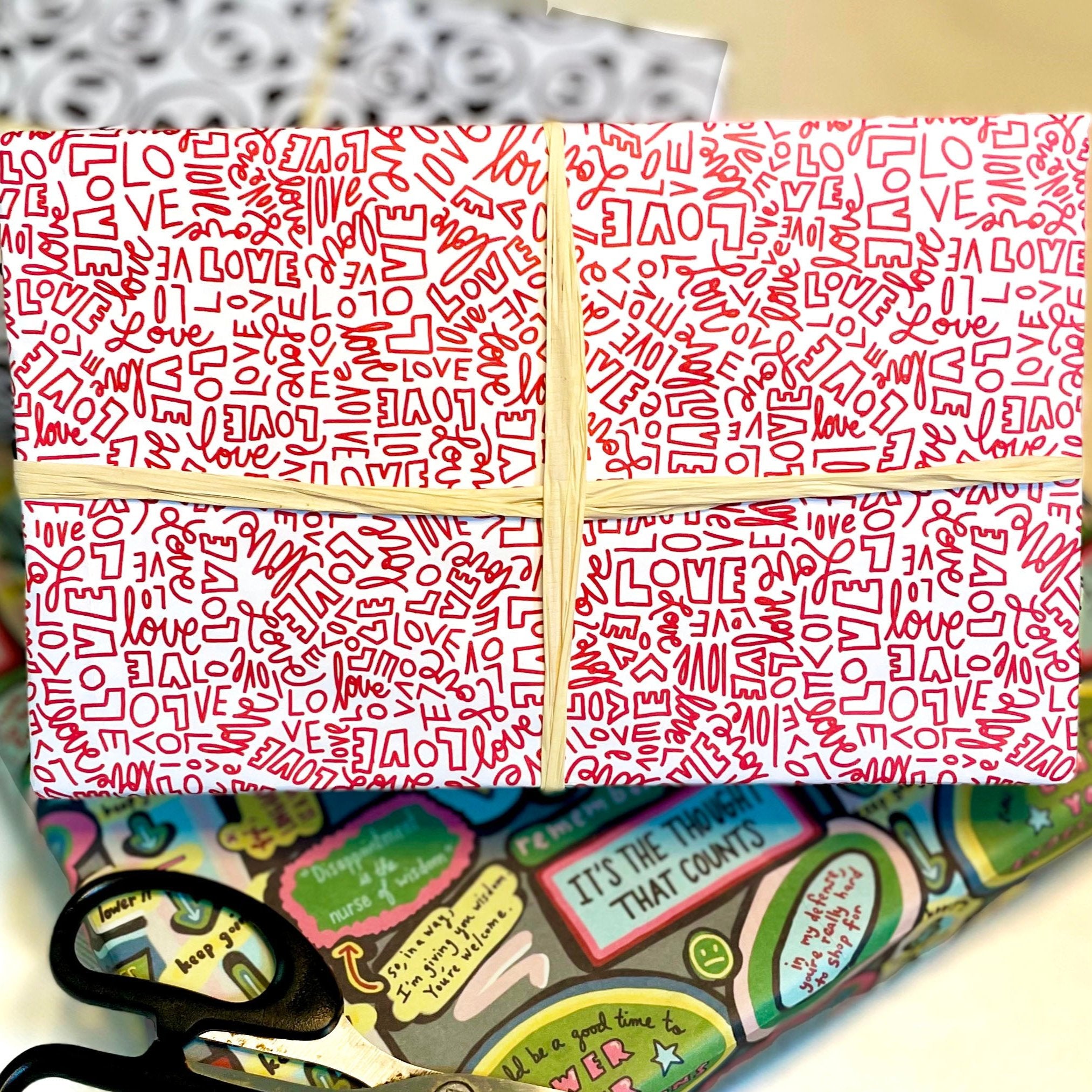 LOTS OF LOVE WRAPPING PAPER – Better Than The Gift